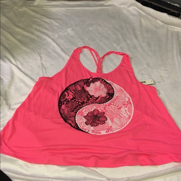 Tops | New String Tank Yin And Yang Sz L Nwt | Poshmark